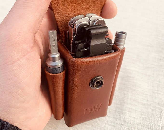 EDC Pouch for Leatherman Wave Sheath With Bit Kit and Extras. Fully ...