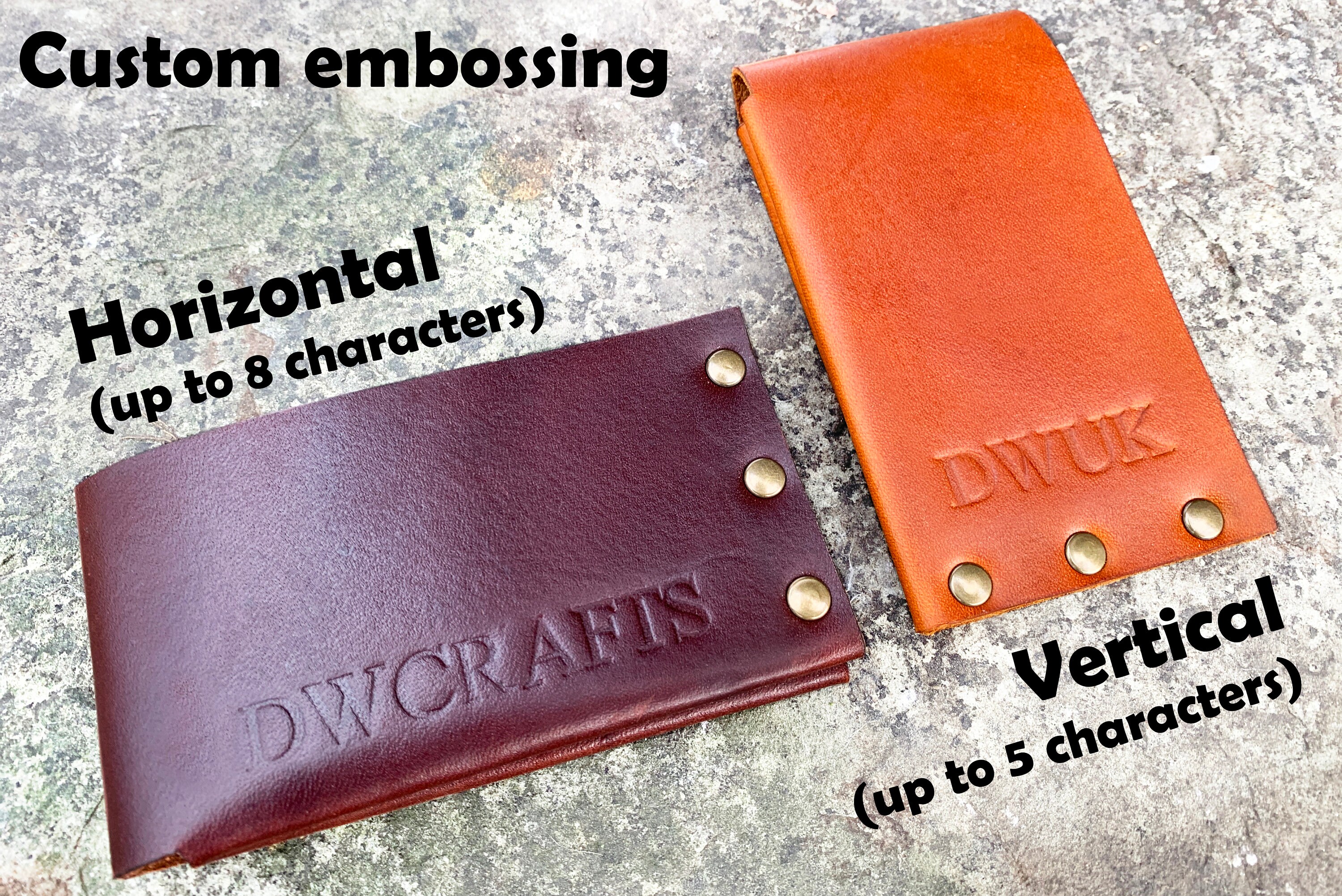 Handcrafted Leather Mini Coin Wallet, UK Veg Tan Full Grain Leather ...