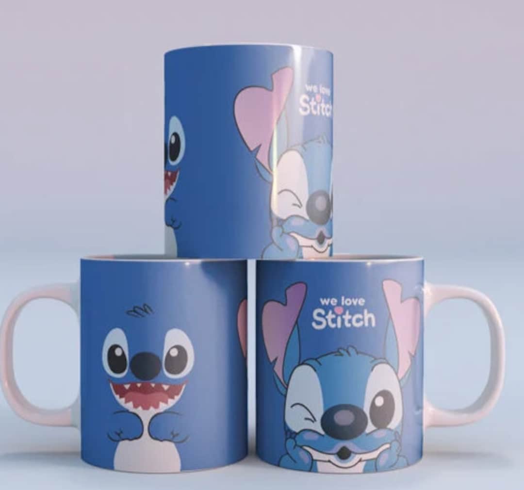 Stitch Cartoon Tea/coffee Mugs - Etsy
