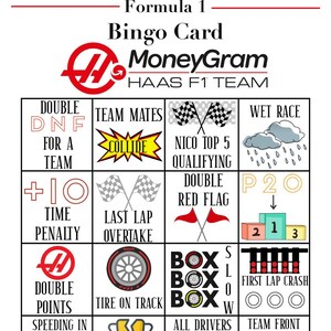 Aluminium Formula 1 2024 Season Bingo Cards F1 Bingo Cards F1 Gifts - Etsy