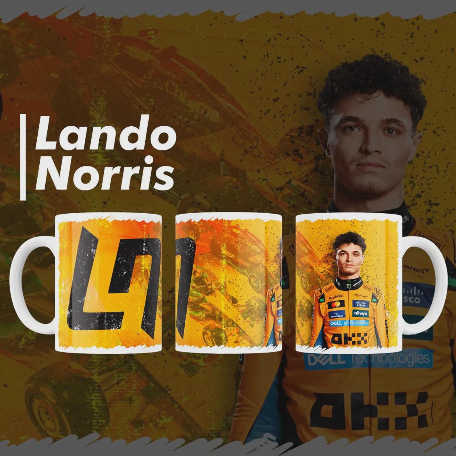 F1 Lando Norris Inspired Mug LN4 Mclaren - Etsy UK