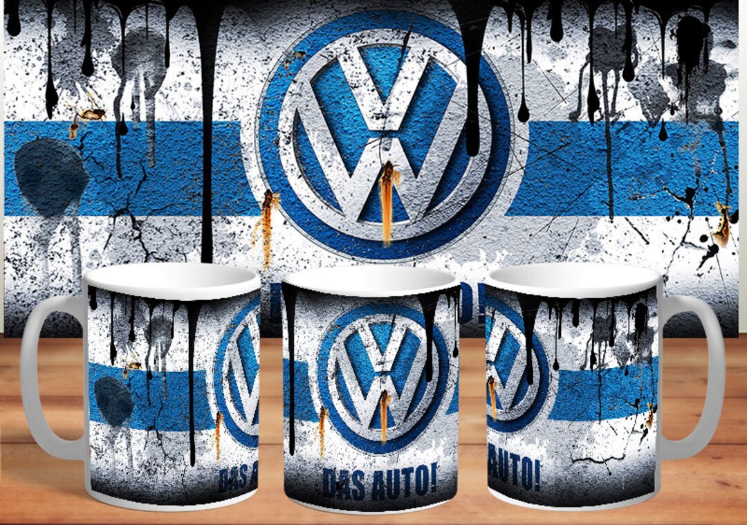 VW Car Distressed Oil Can Tea/Coffee Mugs - Etsy Österreich