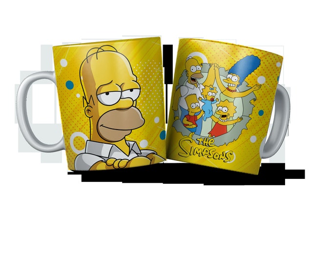Homer Simpson the Simpsons Tea/coffee Mugs 11oz - Etsy UK