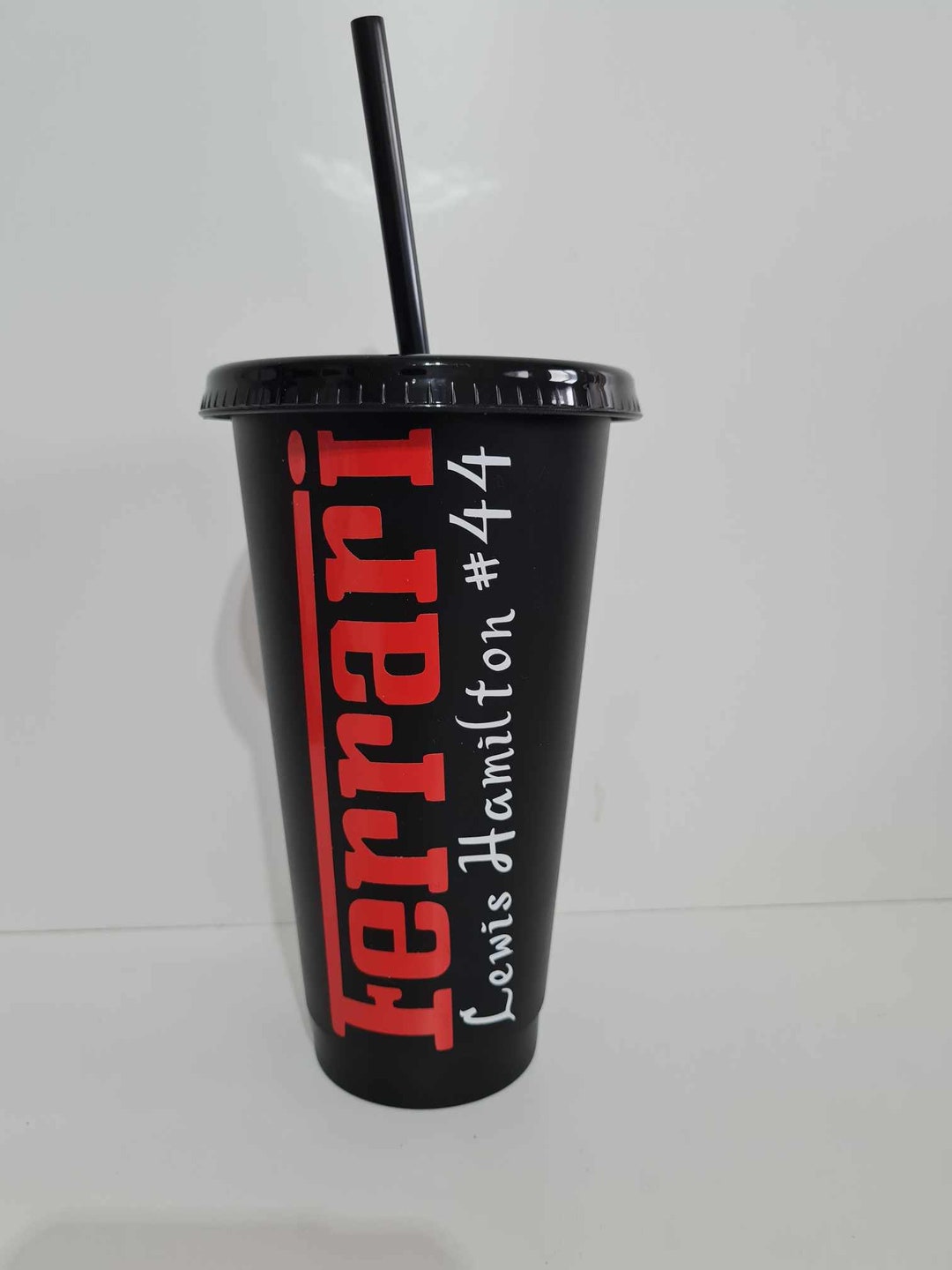 Lewis Hamilton 44 Ferrari 2025 F1 Cold Cup With Straw, , Plastic ...