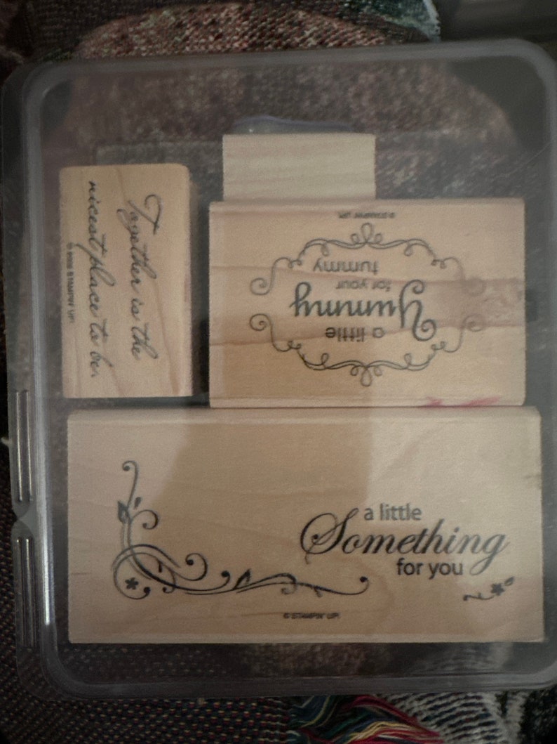 Stampin up Yummy Set of 3used Once - Etsy