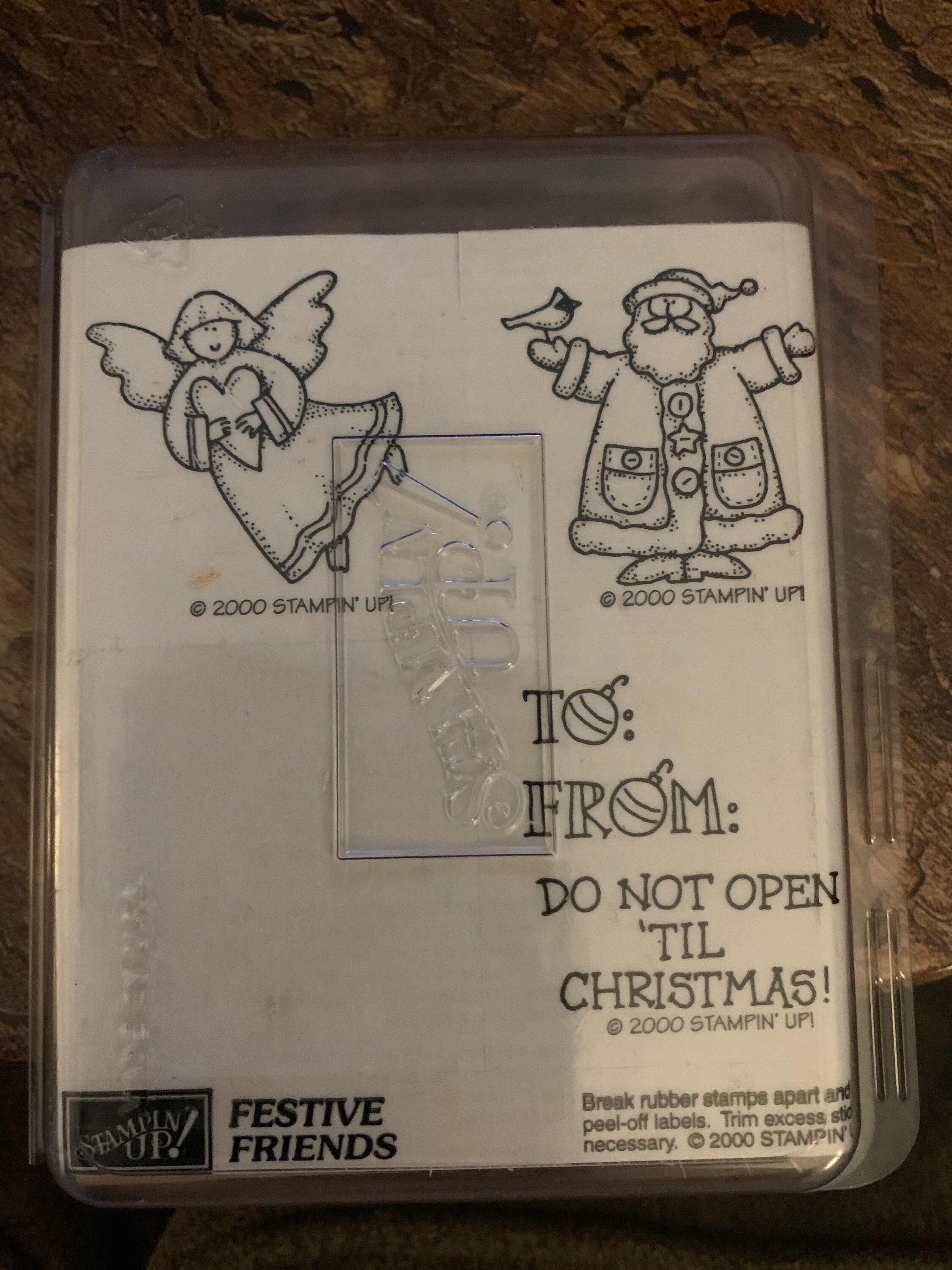 Stampin up Festive Friends 4 Stamp Set - Etsy