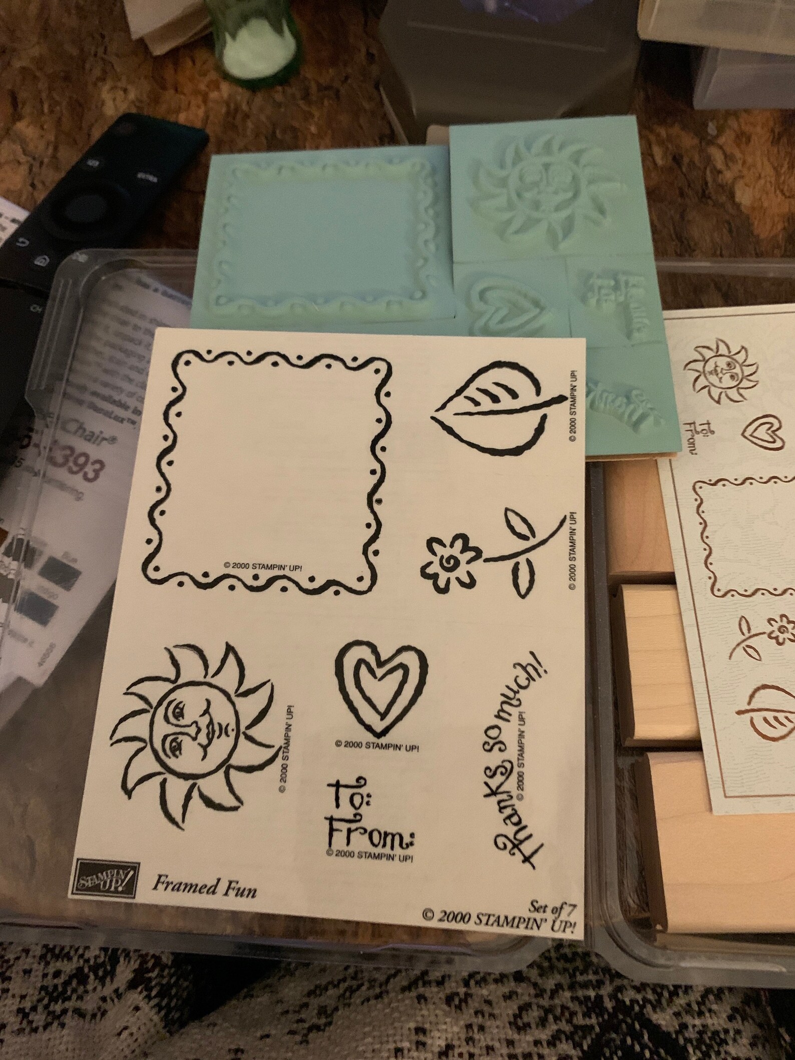 Stampin up Framed Fun Stamp Set, New Never Used - Etsy