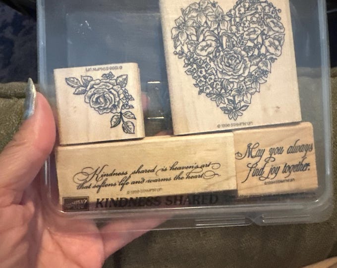 Stamp up Stamp Set - Kindness Shared Set of 4 - Etsy