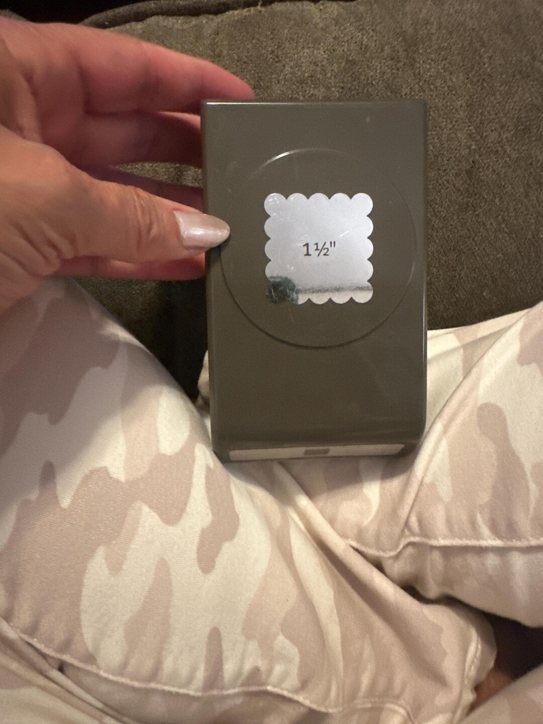 Stampin Up1 1/2 Square Label Punch - Etsy