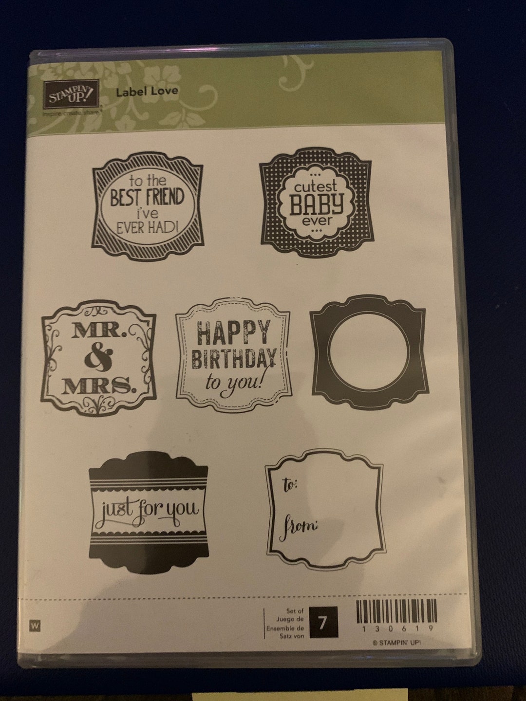 Stampin up Label Love - Etsy