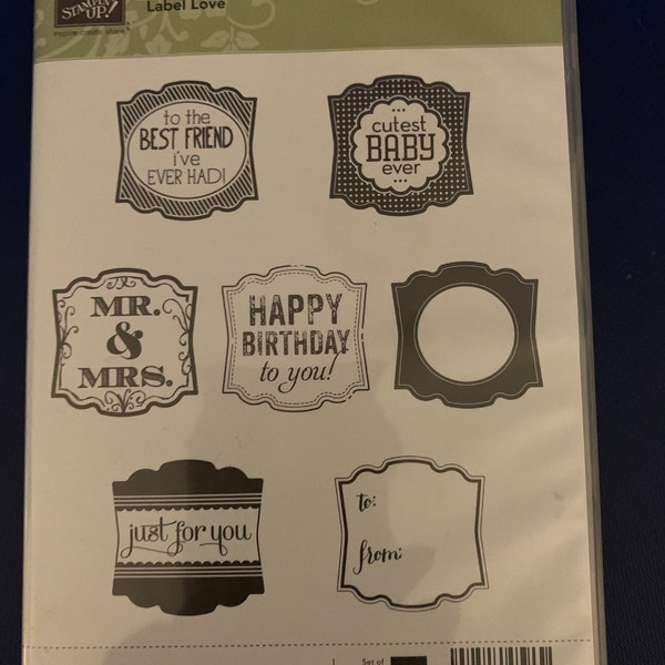 Stampin up Label Love - Etsy