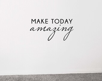 Inspirational Wall Decal Quote | Etsy