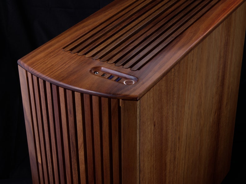 Wood Panelled PC Case - Blackwood - Etsy