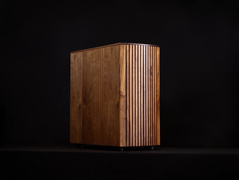 Wood Panelled PC Case - Walnut - Etsy