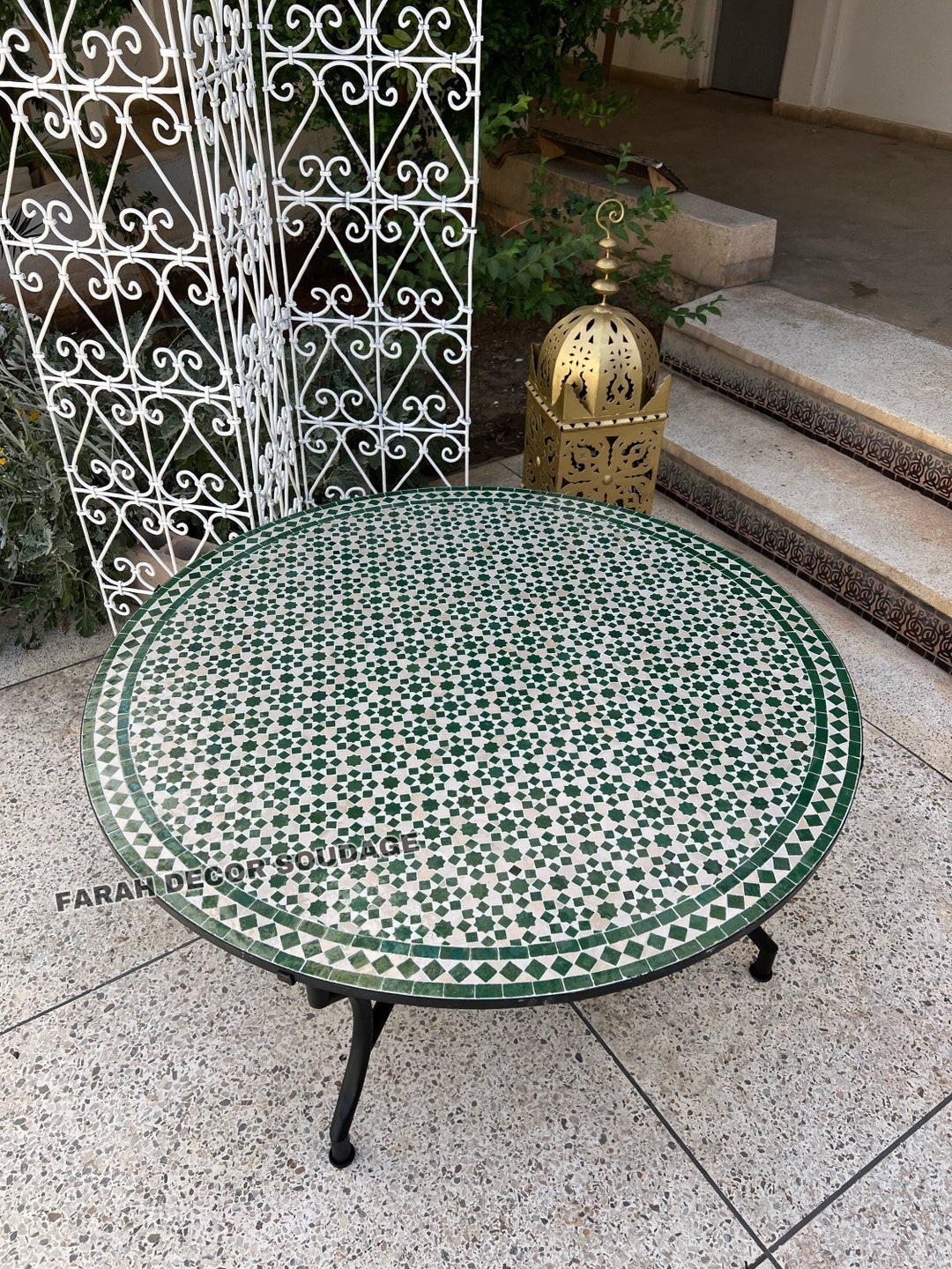 Personalized Handmade Moroccan Mosaic Table Authentic - Etsy
