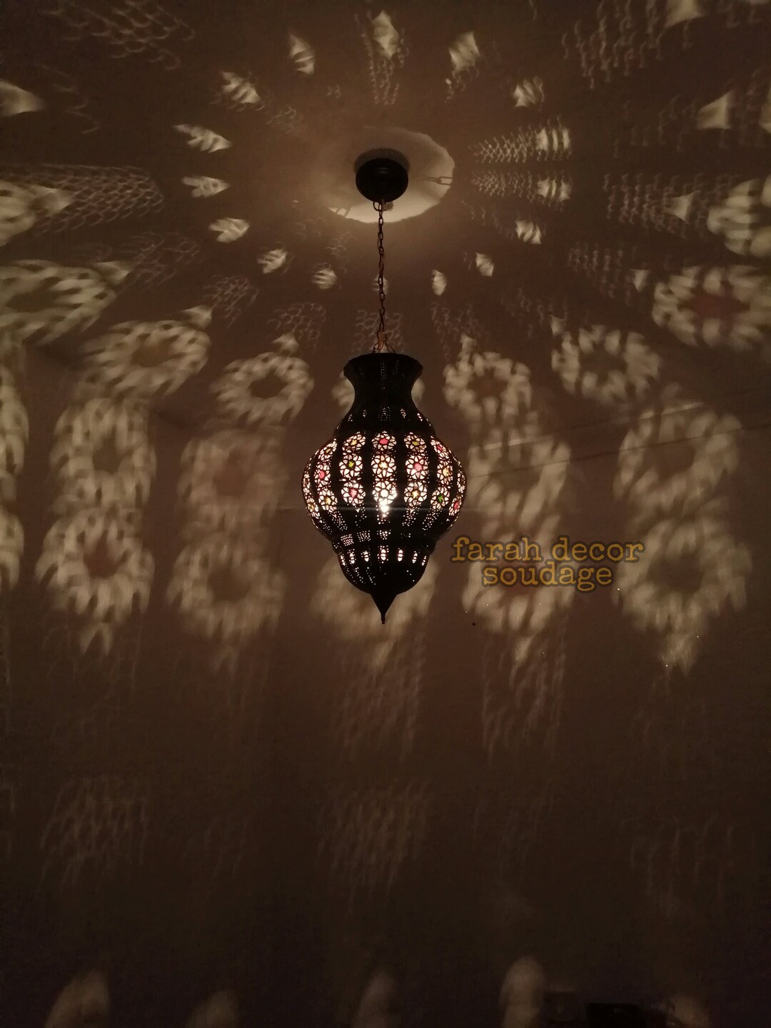 Moroccan Ceiling Pendant , Moroccan Ceiling Light , Moroccan Lighting ...