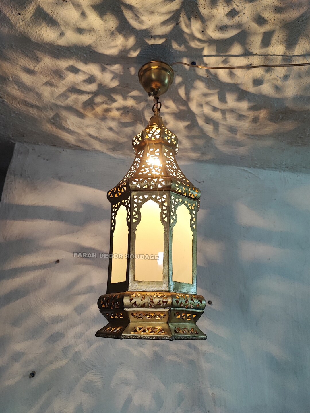 Modern Ceiling Light, Moroccan Light Fixture Lamp, Moroccan Lamp Shade ...