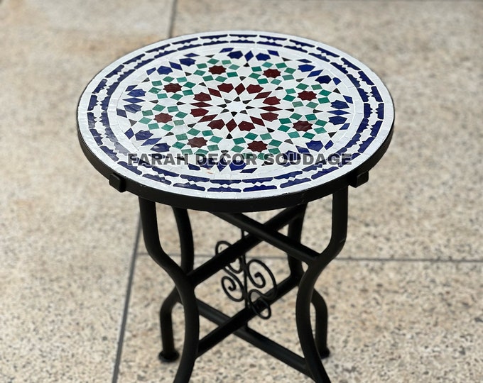 Mosaic Hummingbird Table - Etsy