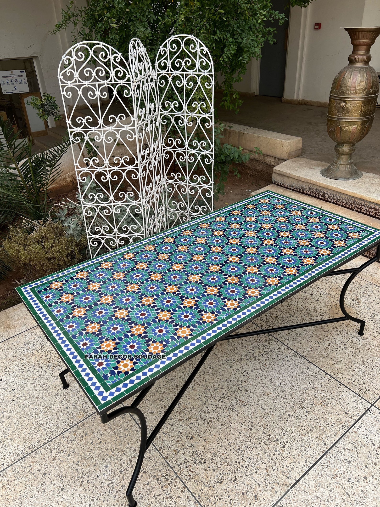 Personalized Handmade Moroccan Mosaic Table Authentic - Etsy