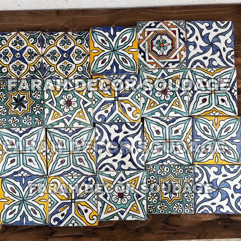 Handcrafted Tiles - Etsy