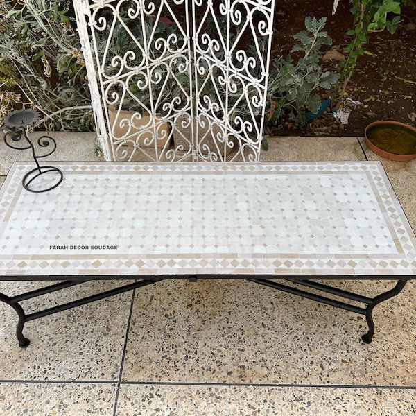 Outdoor Mosaic Table - Etsy