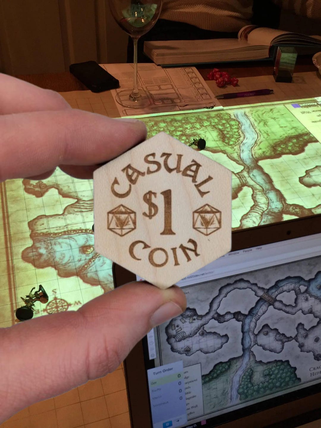 Custom Engraved Wood Game Tokens – Single or Double-sided ...