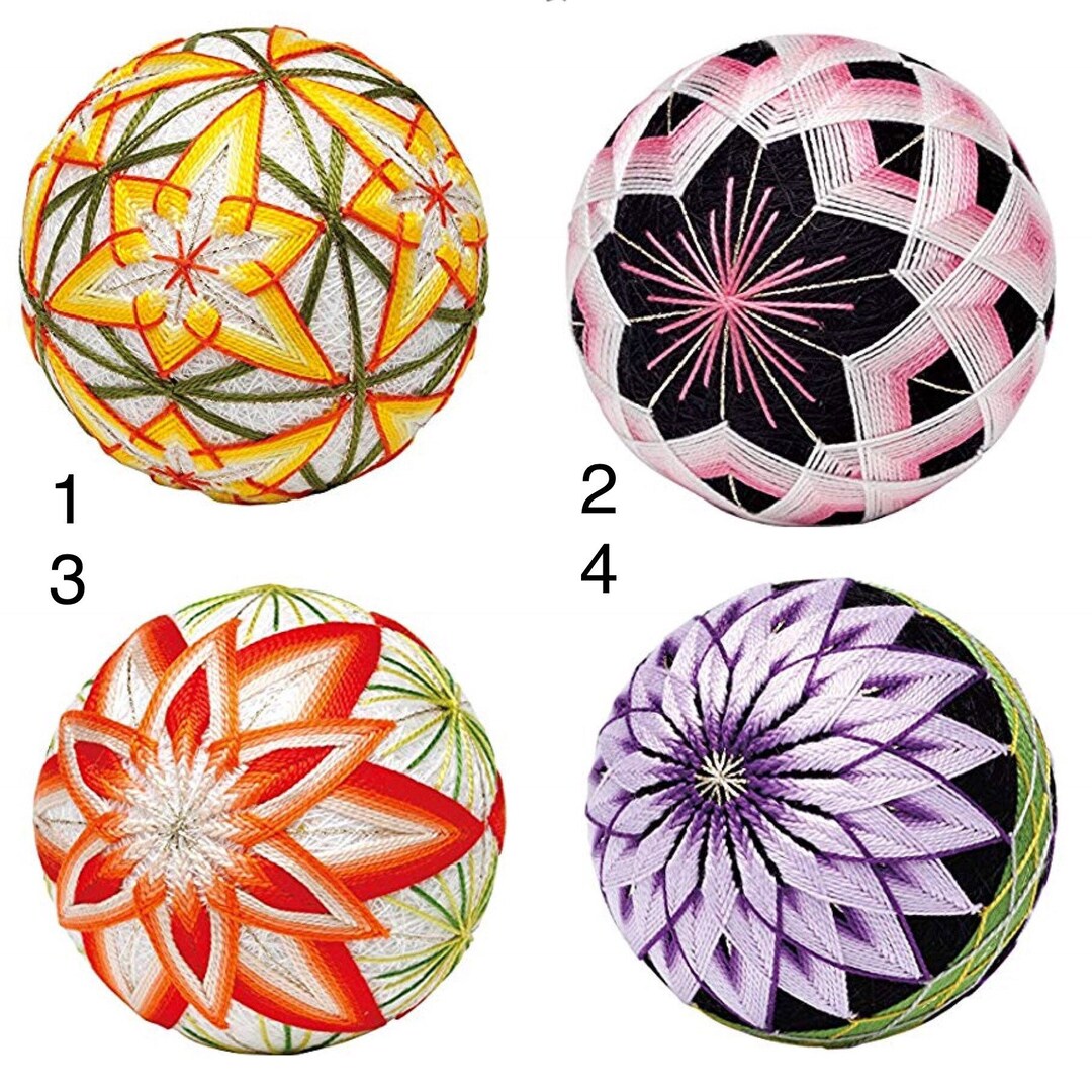 Starter Temari Ball Kit,thread,needle,supply Everything in It Choose ...