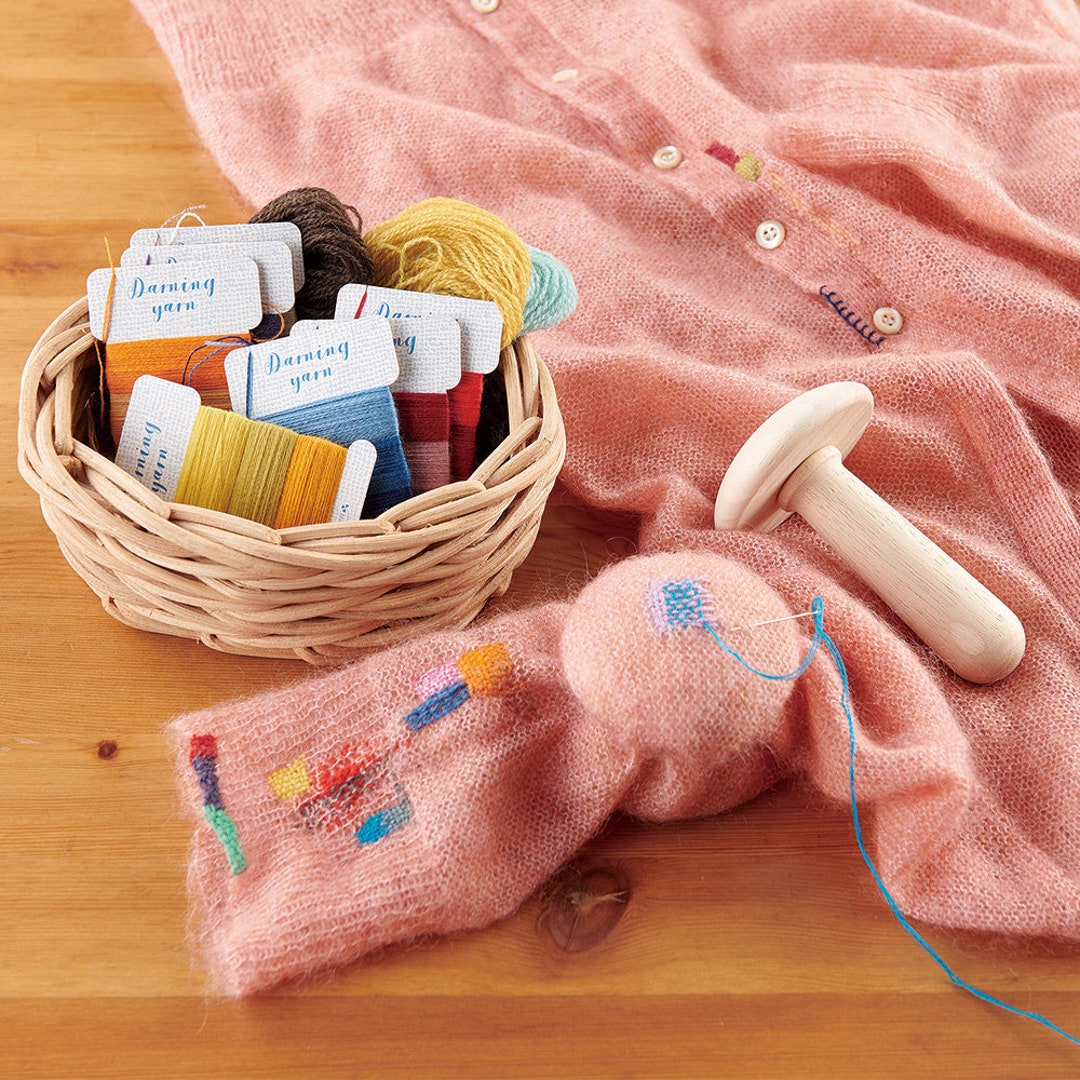 48 Colors, Darning Thread, Darning Yarn With Box Set, Red Box, Blue Box ...