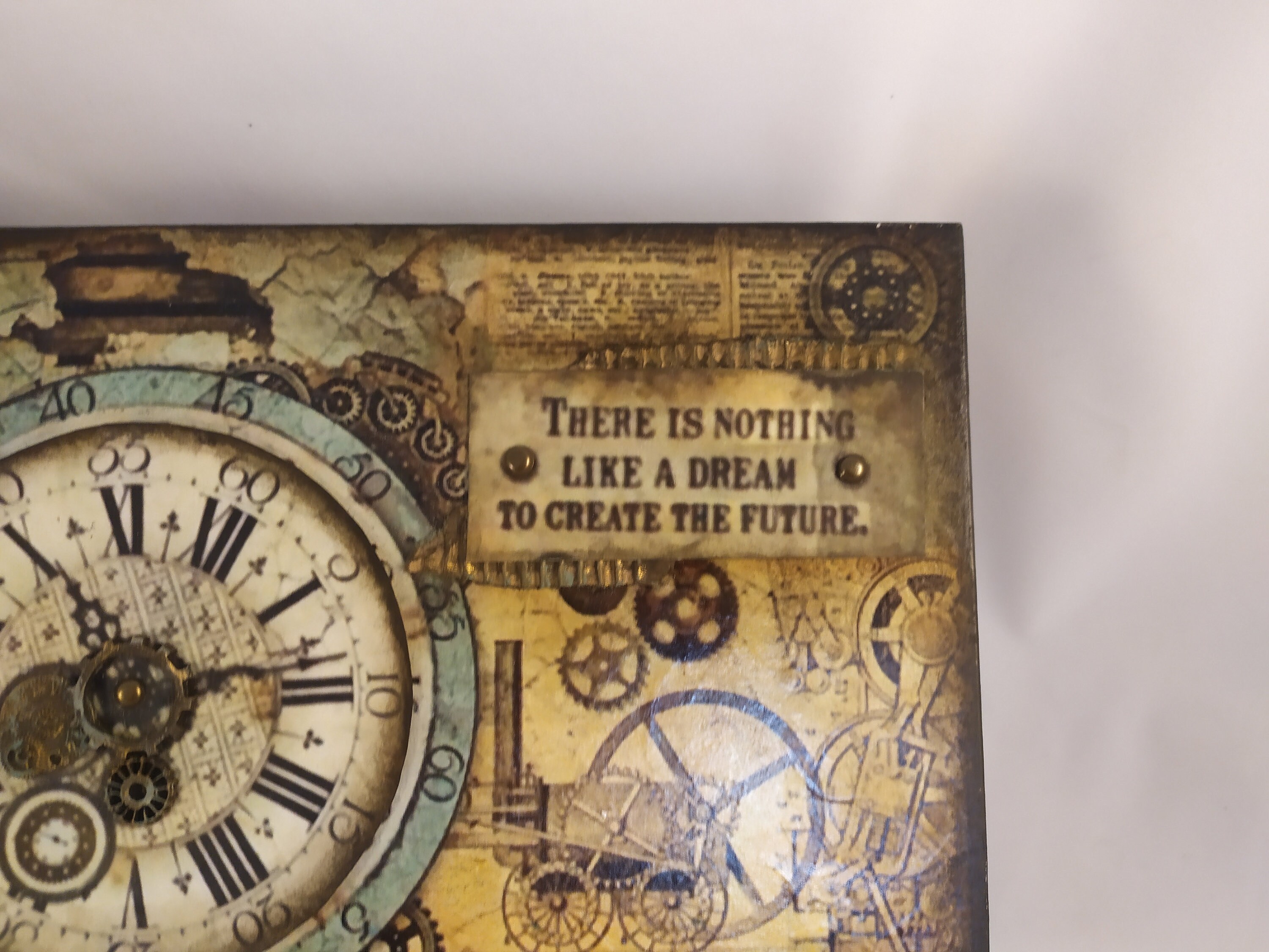 Steampunk Watch Box/men's Gift/mixed Media Art/anniversary - Etsy