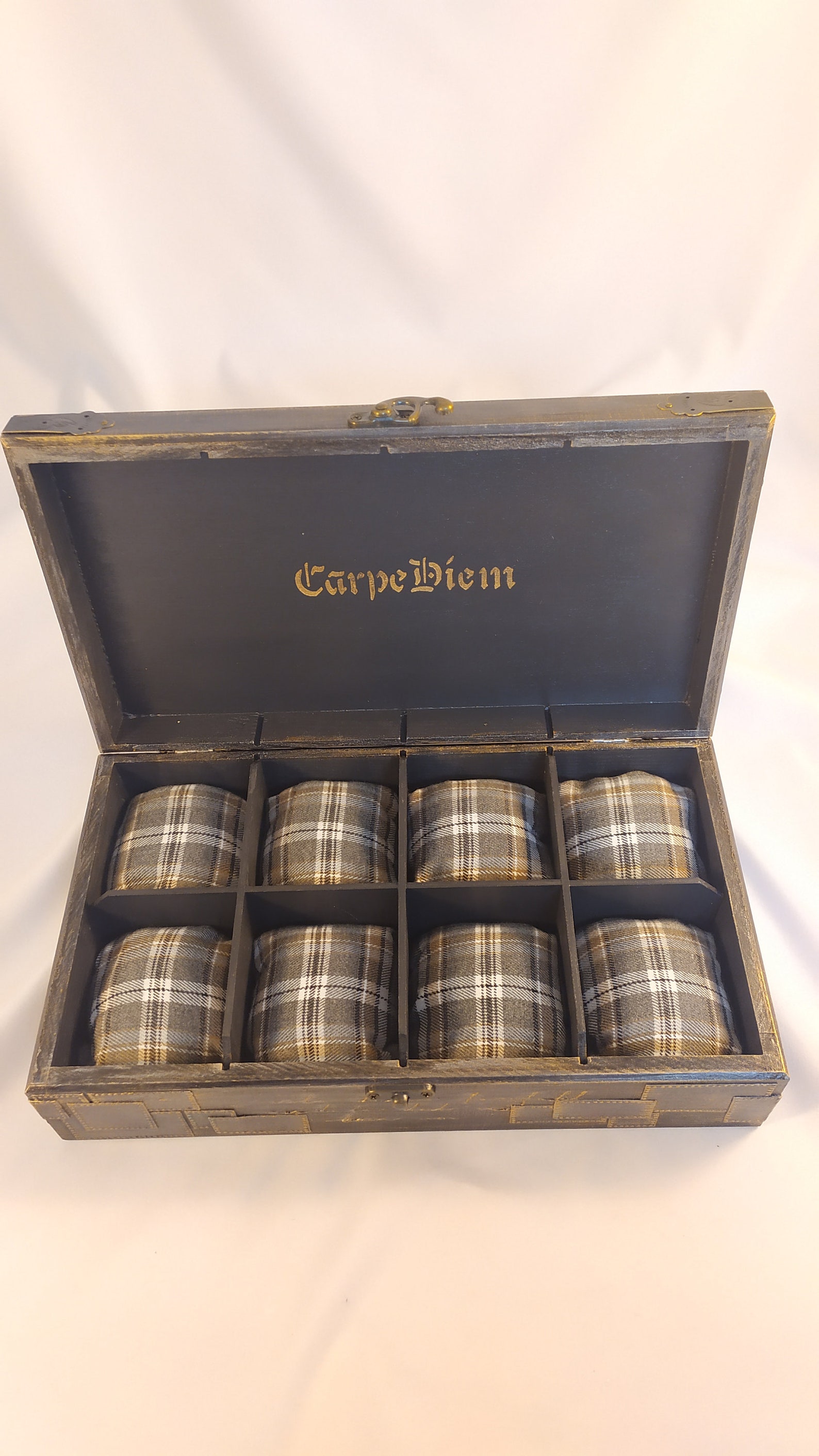 Watch Box for Men/steampunk Watch Box/carpe Diem/personalized Men's ...