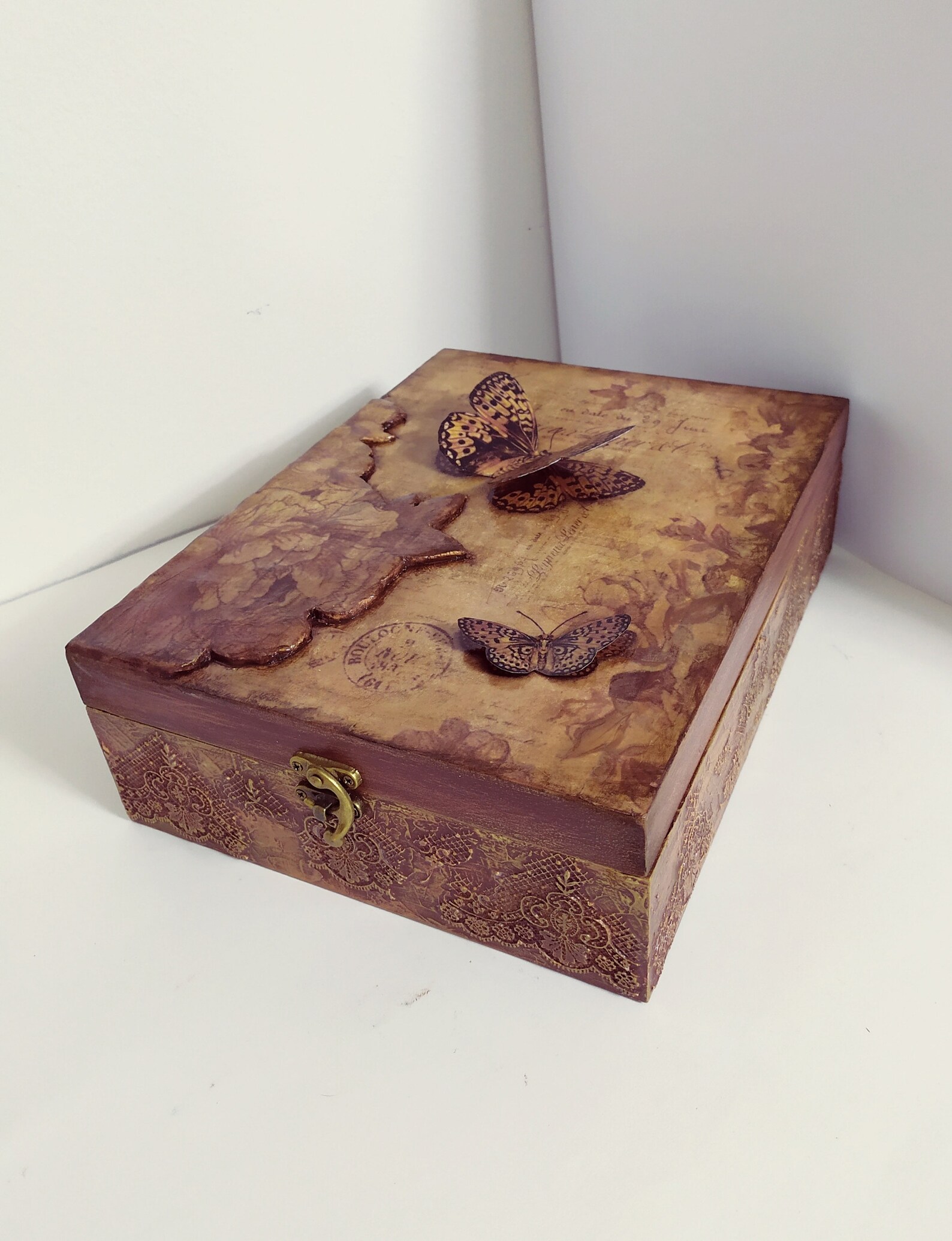 Butterfly Jewelry Box/storage Box/handcrafted/unique Gift for - Etsy UK
