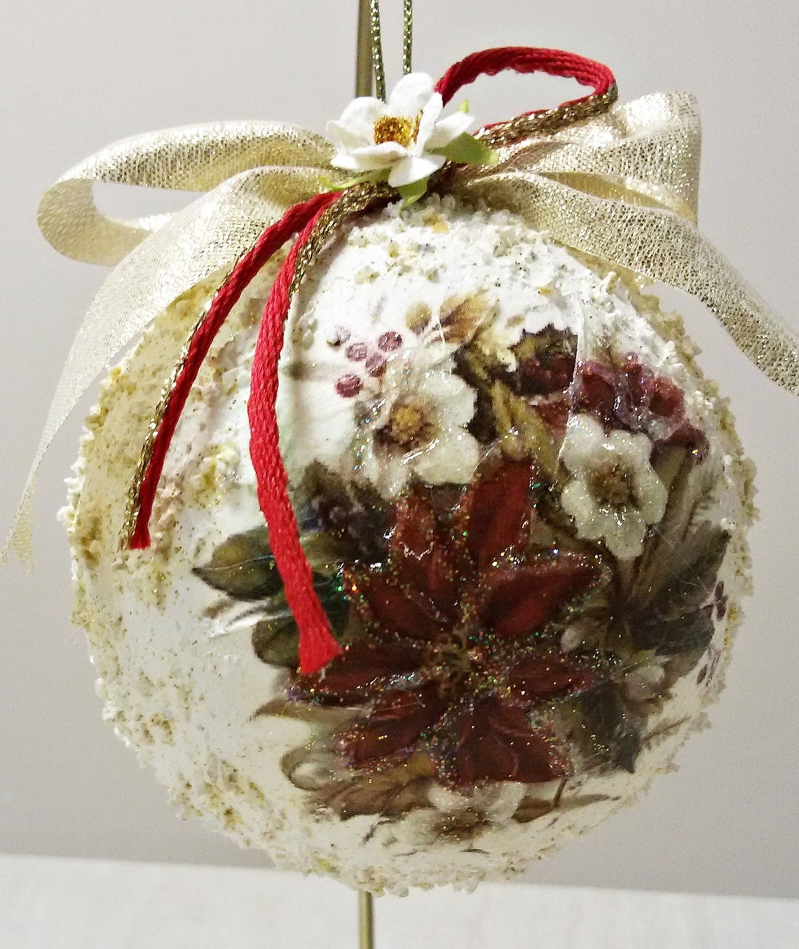 Set of 3 Christmas Balls in Giftbox - Etsy