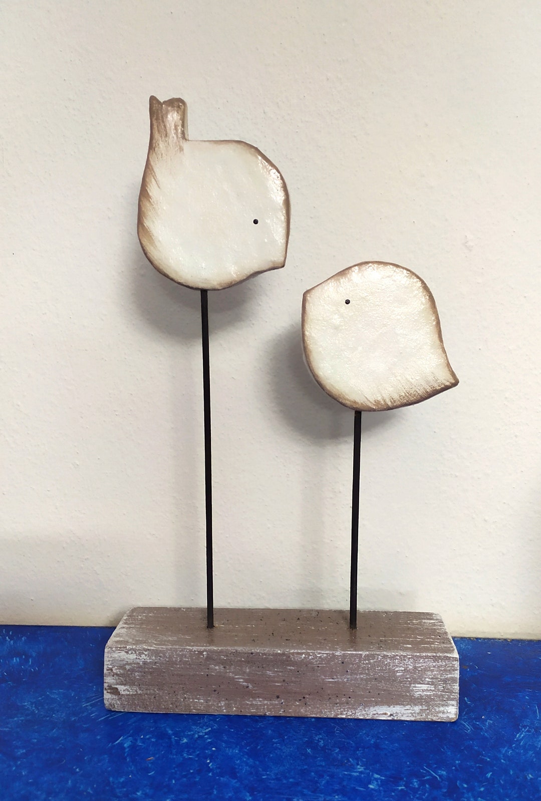 Papier Mache Birds/paper Mache Art/unique Art Gift/paper Art - Etsy