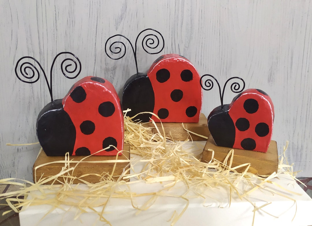 Papier Mache Love Bugs/paper Art/recycling Art/unique Art Gift - Etsy