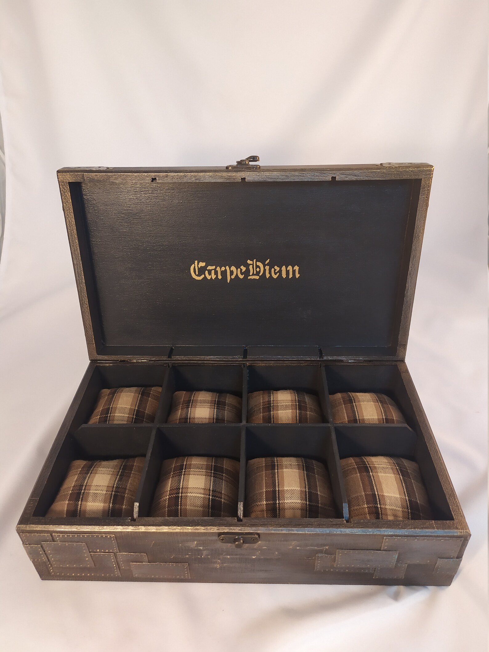 Watch Box for Men/steampunk Watch Box/carpe Diem/personalized | Etsy