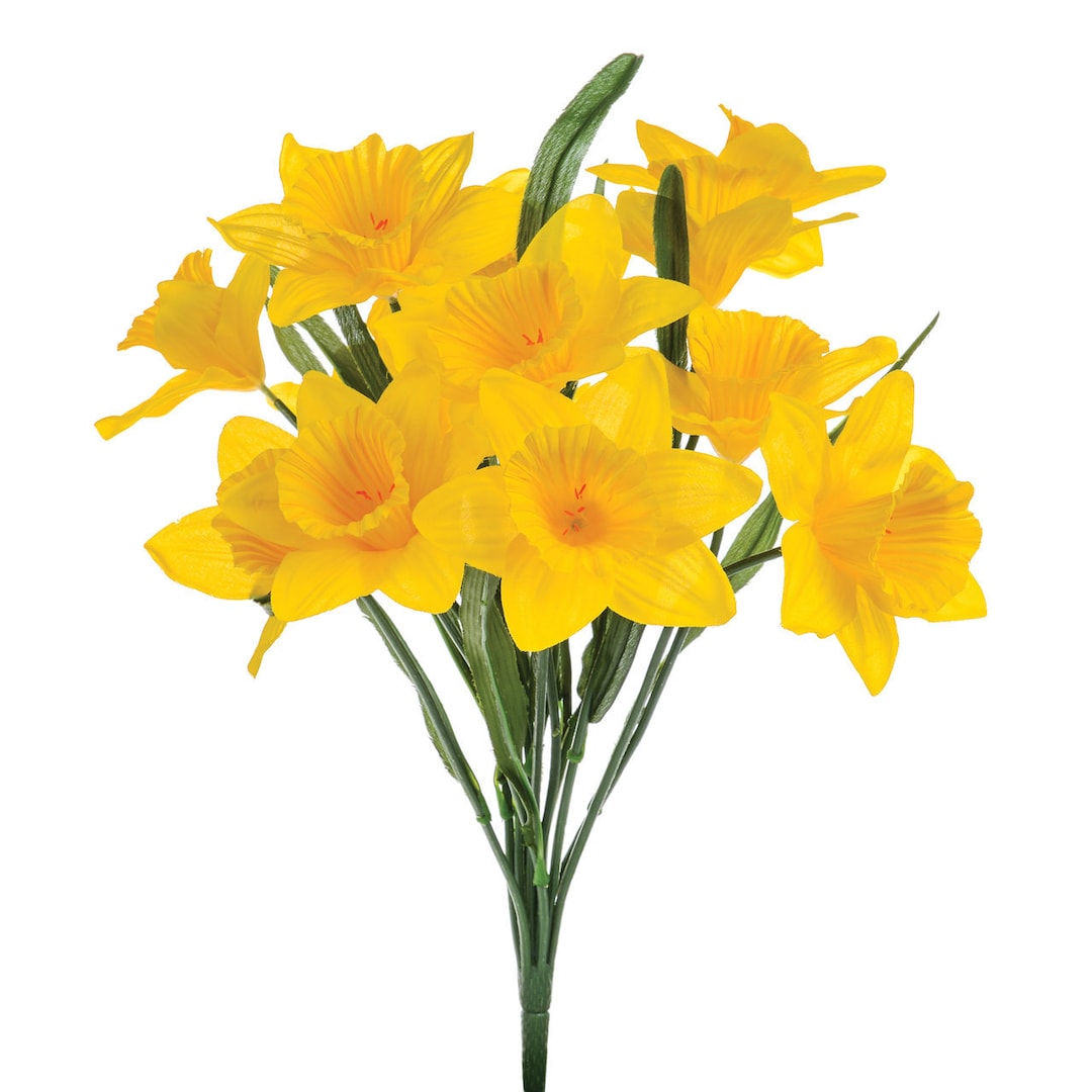 Daffodil Bunch 14 Flowers 40cm - Etsy UK