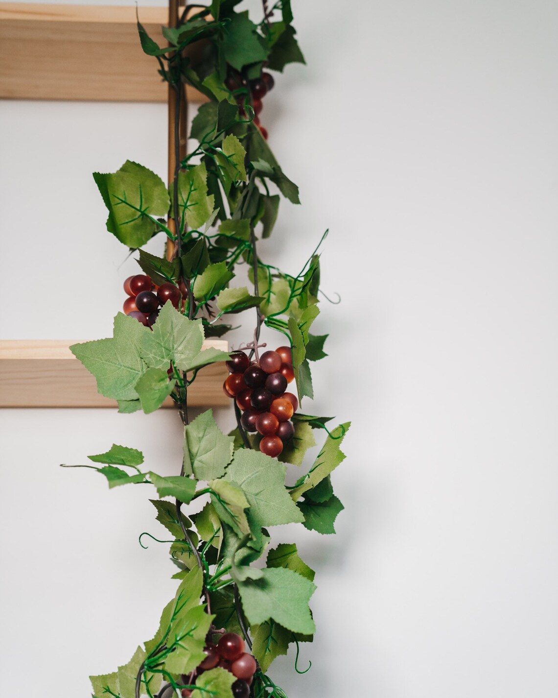 Grapes on Vine Garland 180cm/6ft Red - Etsy