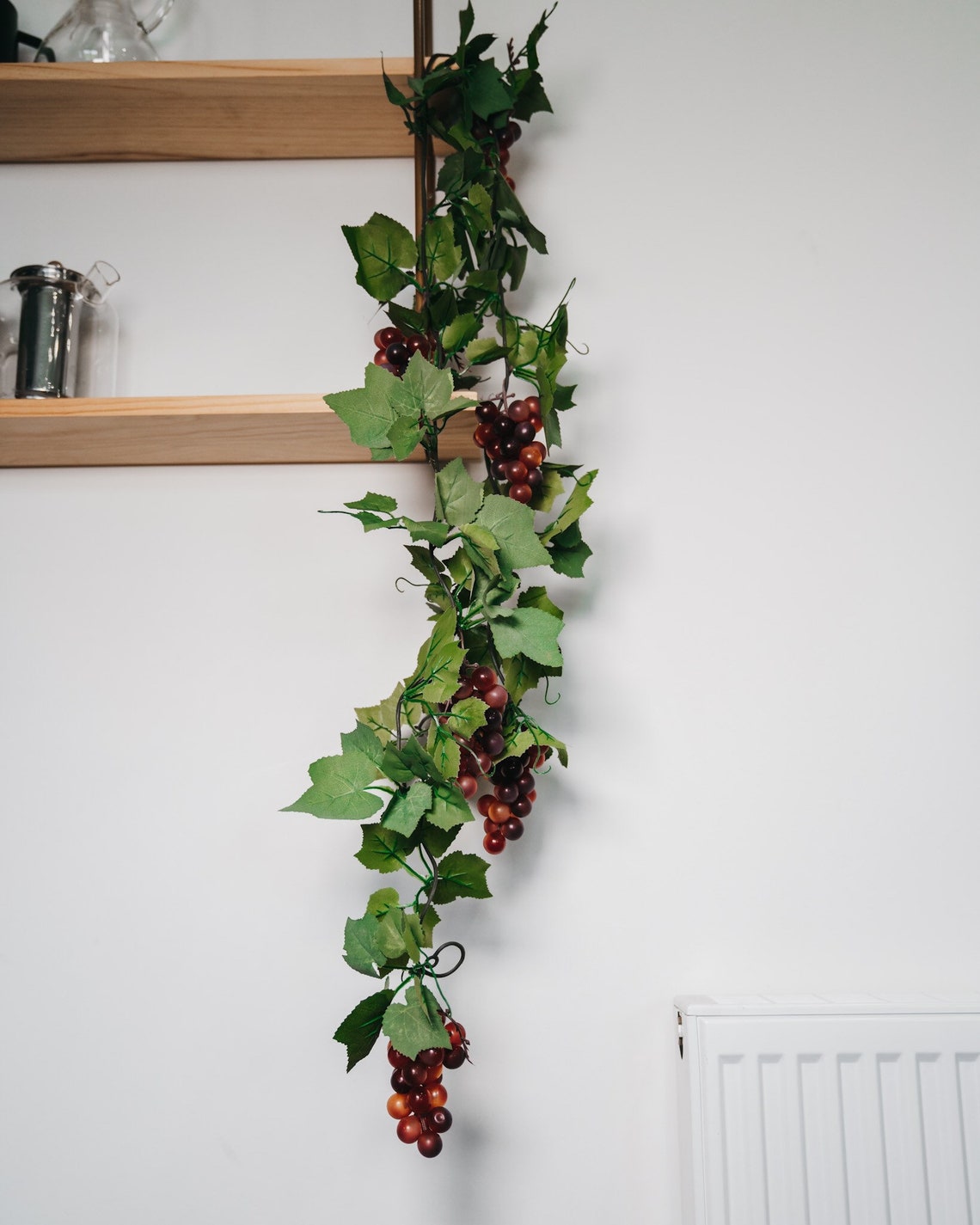 Grapes on Vine Garland 180cm/6ft Red - Etsy