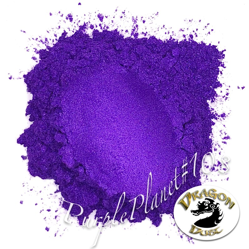 Mica Powder 10g PLANET PURPLE Purple 108 Mica Pigment | Etsy