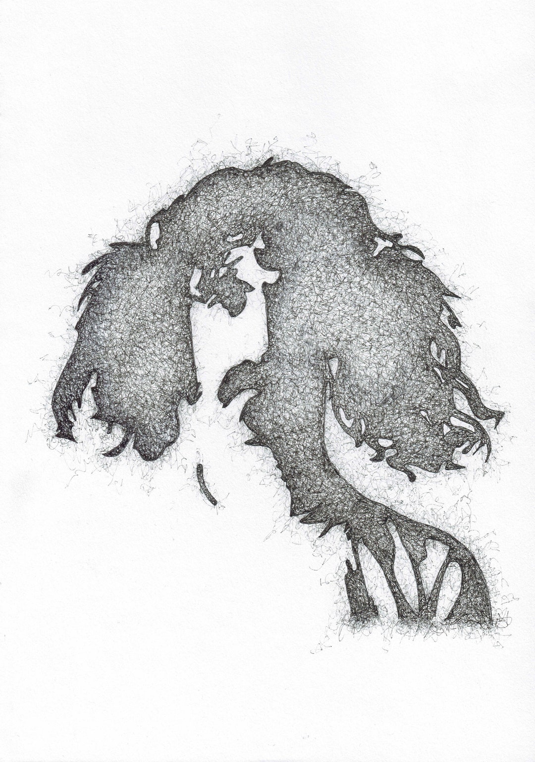 Frank Zappa - A4 Stencil Illustration,hand-drawn, Zappa, Musician, Icon ...