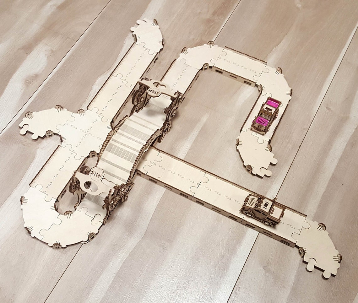 Vector drawing for Road and Bridge kit. CorelDraw and dxf | Etsy