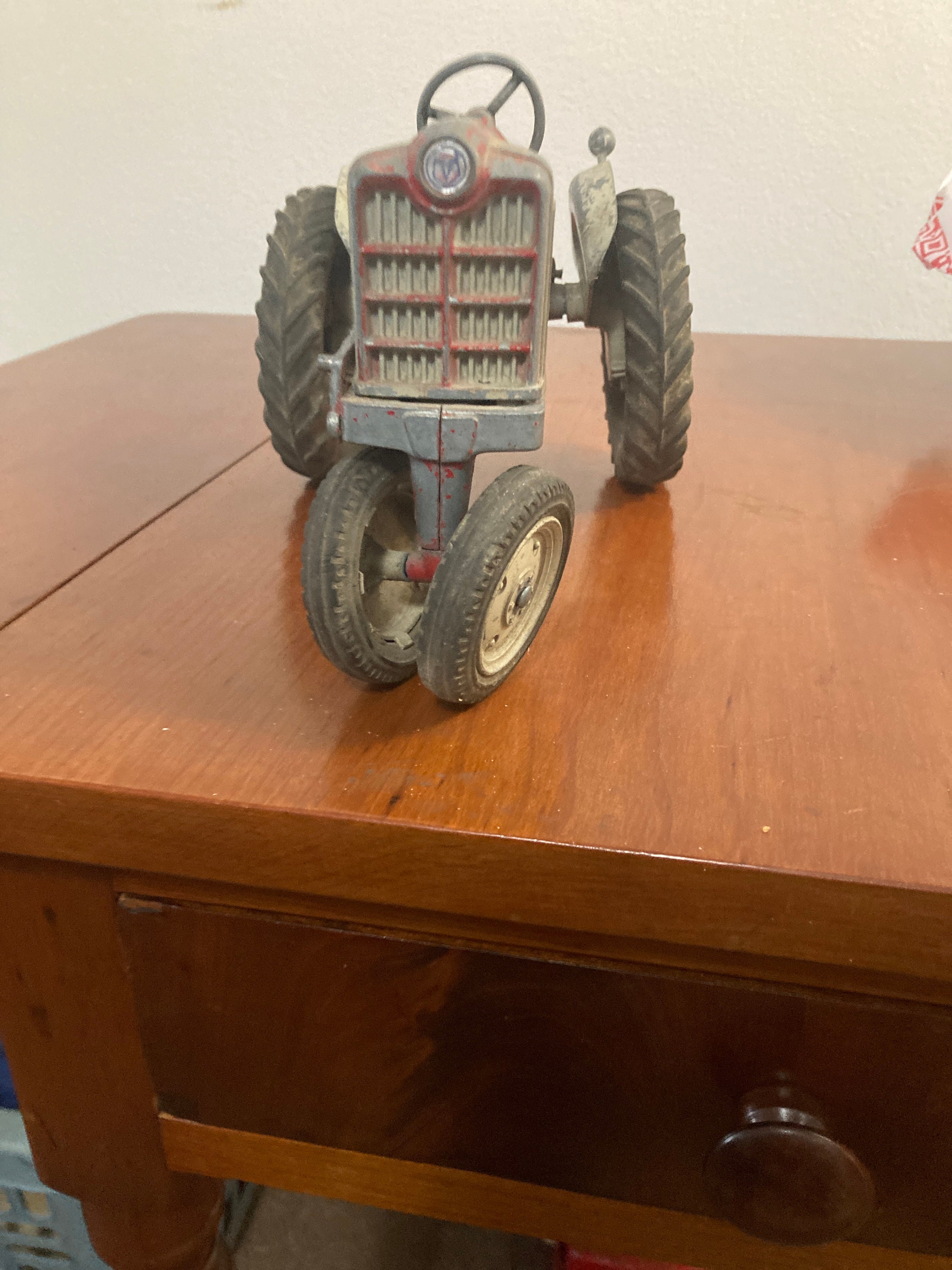 Red and Grey Tractor - Etsy