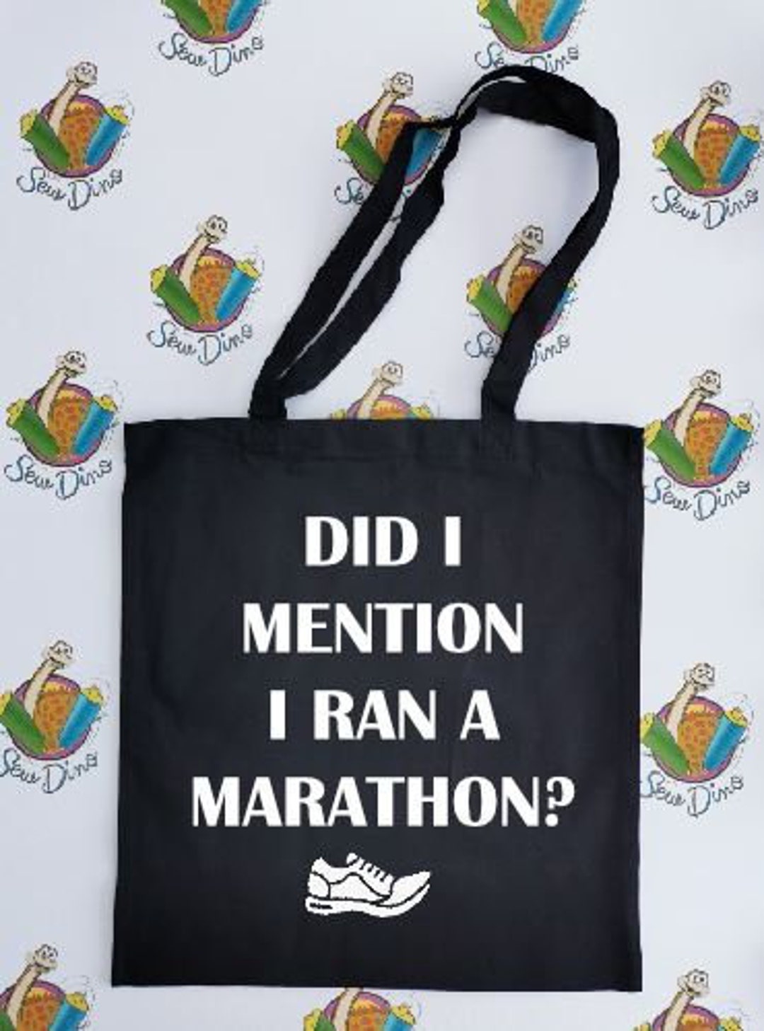Organic Cotton Tote Bag. Running Gift, Did I Mention I Ran A Marathon ...