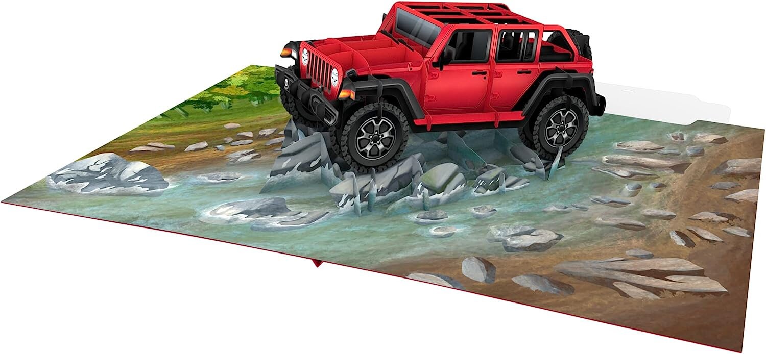 Off-road Vehicles - WOW 3D Greeting Pop up Card for All Occasions ...