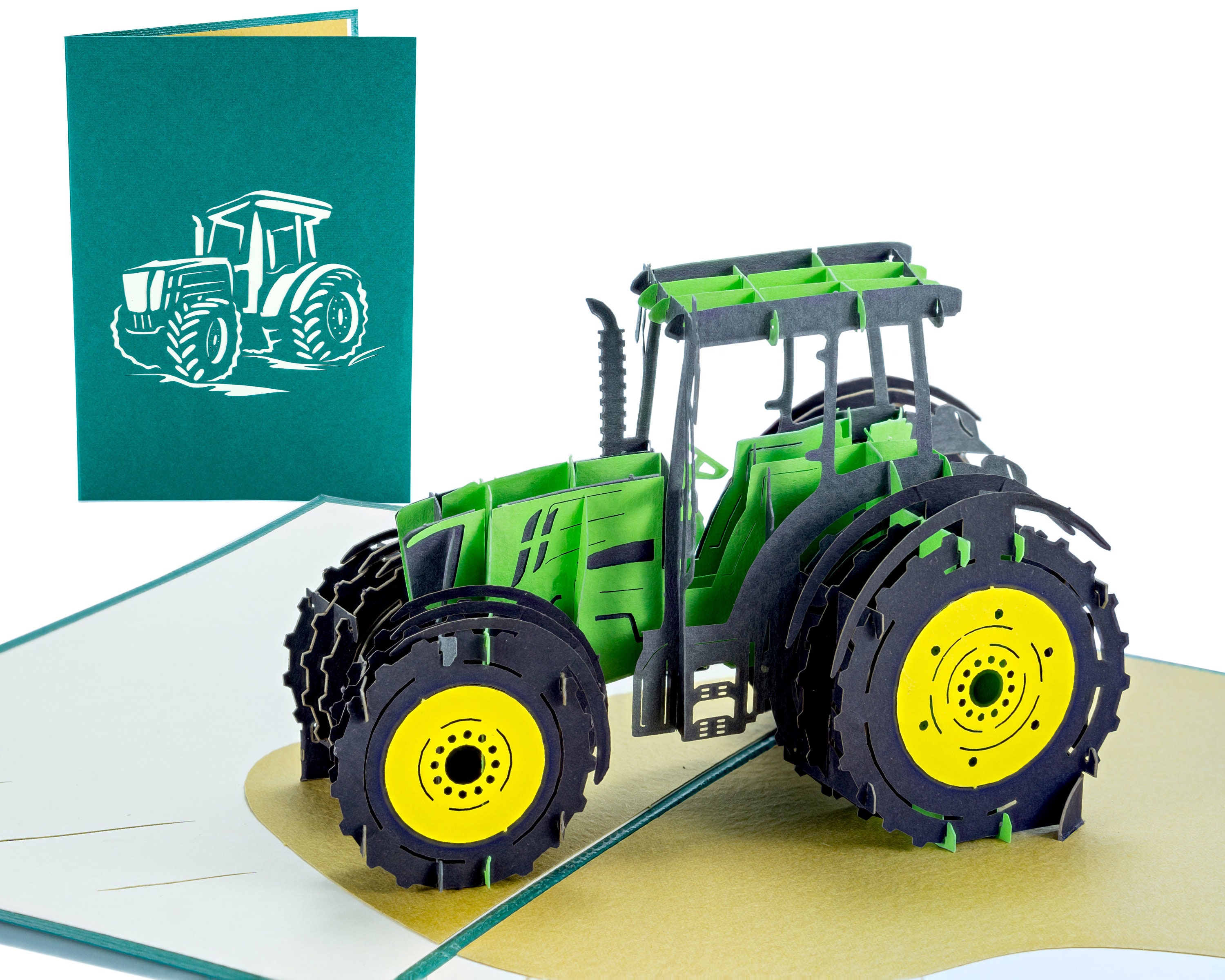 Tractor WOW 3D Greeting Pop up Card for All Occasions - Etsy