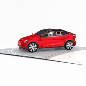 Tesla Model Y 3D Pop up Card - Congratulations Gift New Owners ...