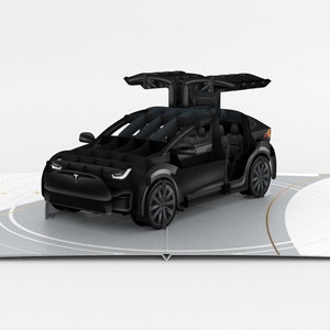 Tesla Model X 3D Pop up Card - Congratulations Gift New Owners, Fans ...