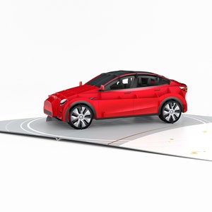 Tesla Model Y 3D Pop up Card - Congratulations Gift New Owners ...