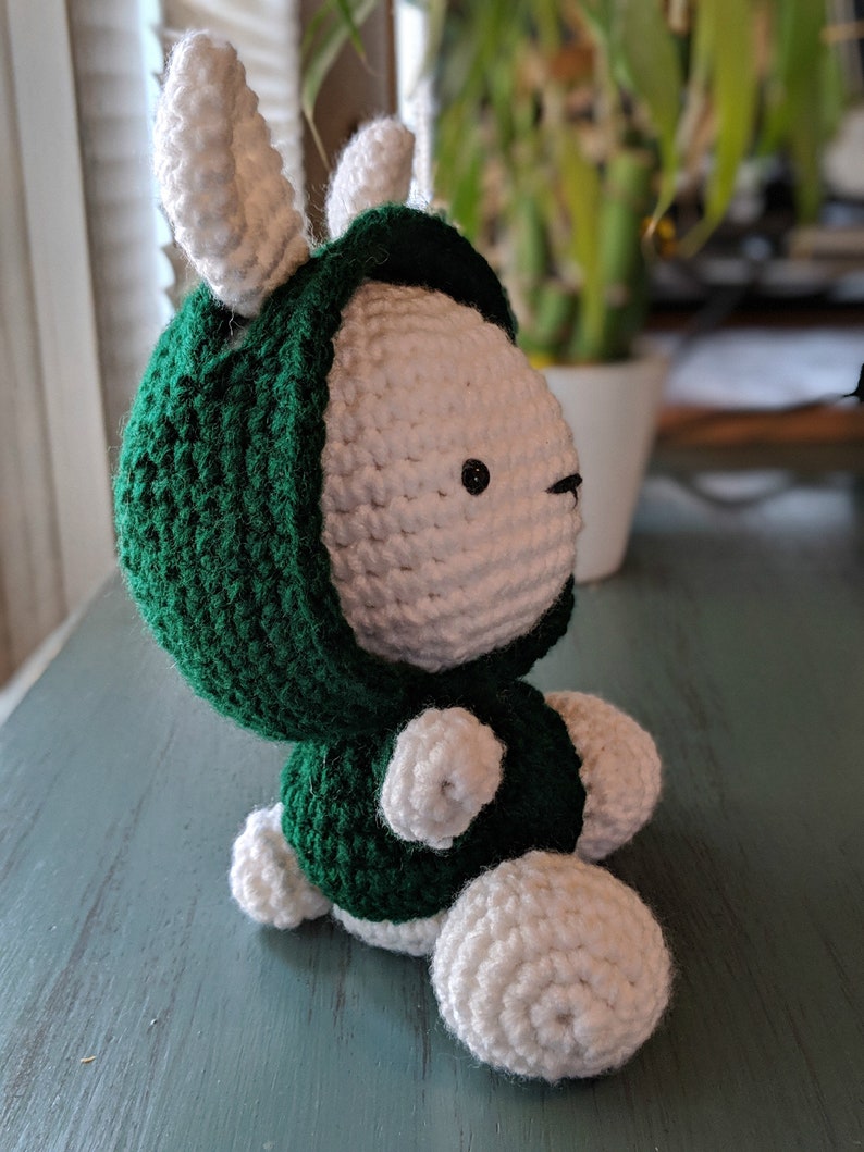 Cute Stuffed Bunny With Hoodie, Rabbit Stuffed Animal, Kid's Unisex Toy ...