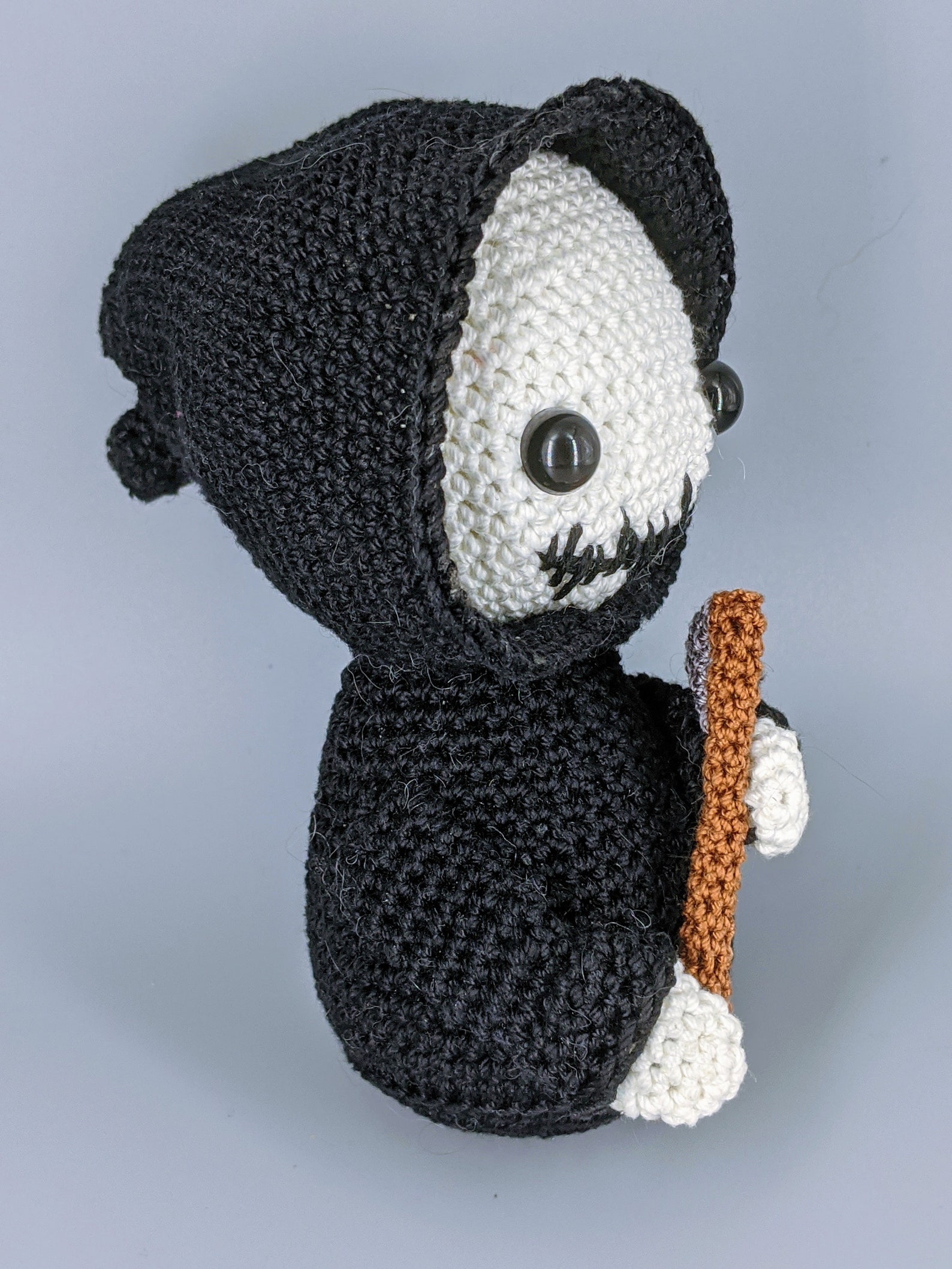 Grim Reaper Stuffed Toy, Cute Skeleton Doll, Plush Halloween Decoration ...